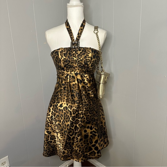 Jessica McClintock | Dresses | Y2k Jessica Mcclintock Gunne Sax Leopard ...